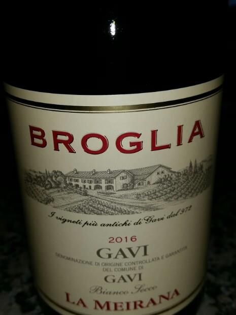 2016 Broglia Gavi La Meirana, Italy, Piedmont, Gavi - CellarTracker