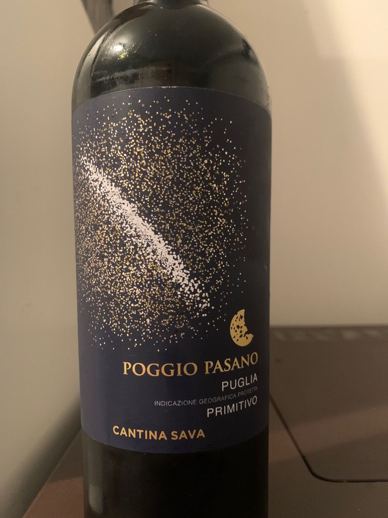 2019 Cantina Sava Primitivo di Manduria Poggio Pasano, Italy, Puglia ...