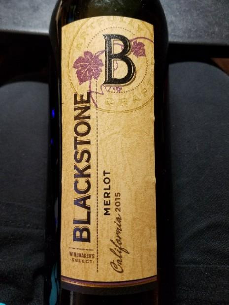 2015 Blackstone Winery Merlot California, USA, California - CellarTracker