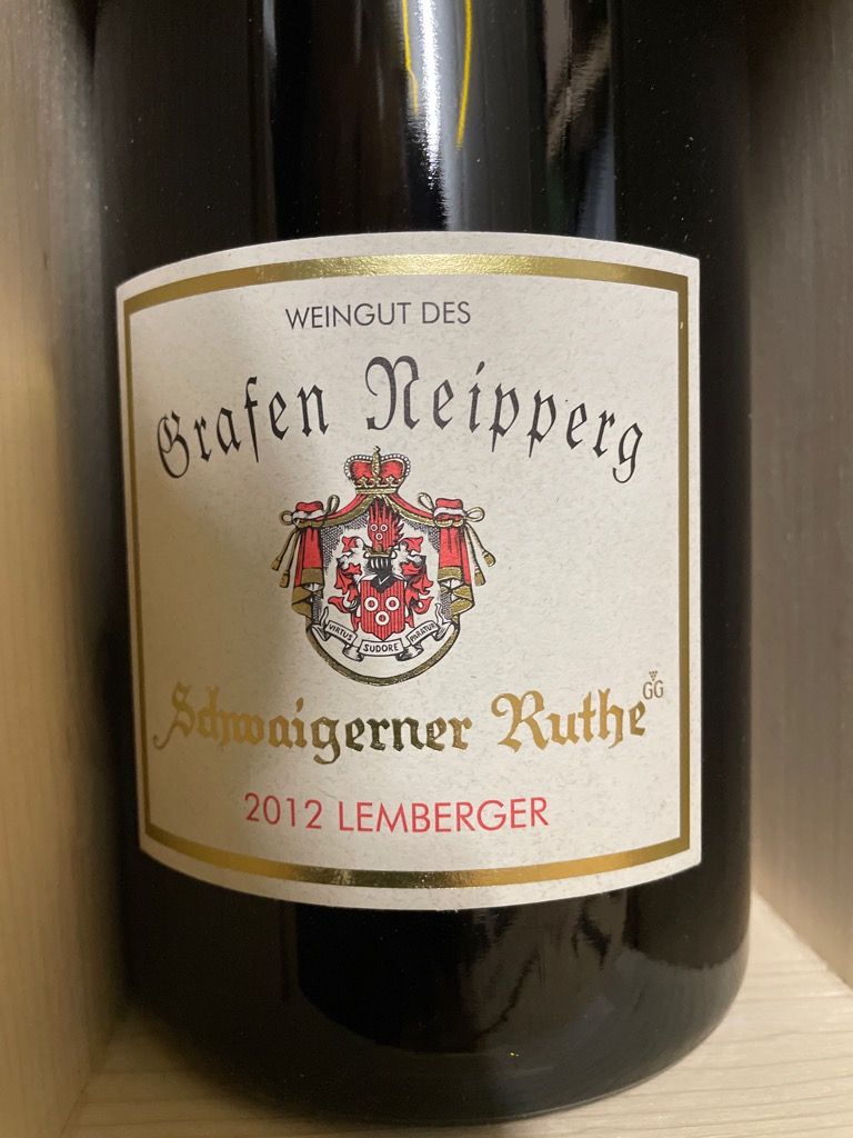 2014 Grafen Neipperg Schwaigerner Ruthe Lemberger Großes Gewächs ...
