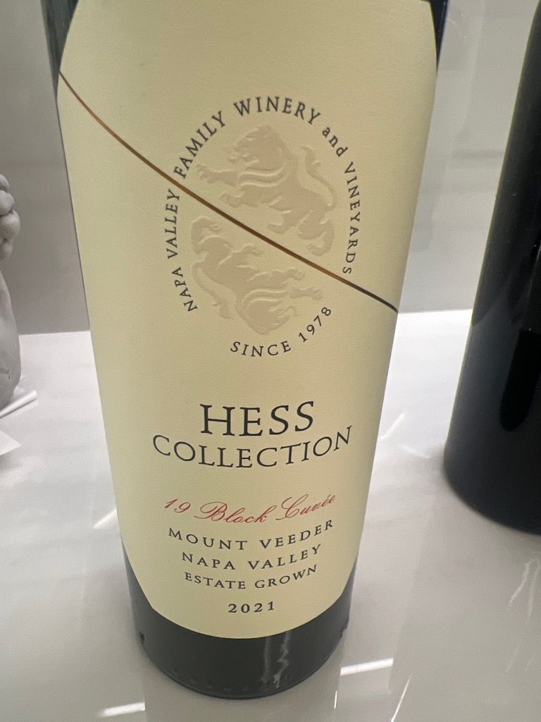 2021 The Hess Collection Cabernet Sauvignon 19 Block Mountain Cuvée ...