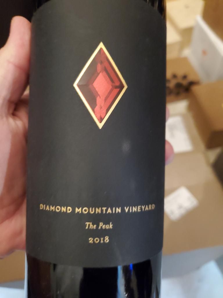 2018 Diamond Mountain Vineyard The Peak, USA, California, Napa Valley ...
