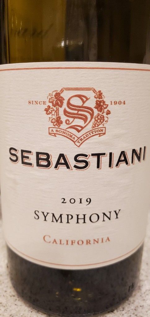 2019 Sebastiani Vineyards & Winery Symphony, USA, California ...