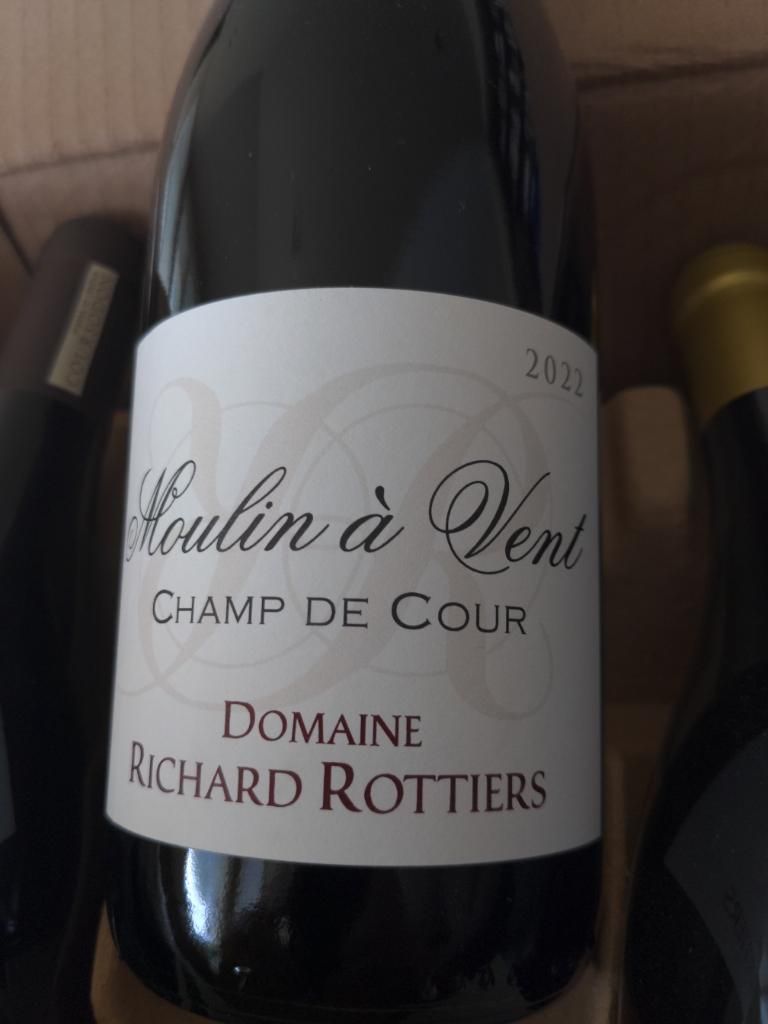 2022 Domaine Richard Rottiers Moulin-à-Vent Champ de Cour, France ...