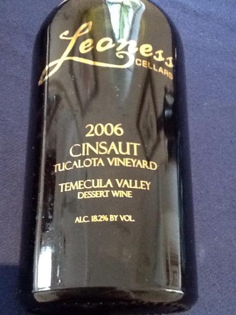 2006 Leoness Cellars Cinsaut Dessert Wine Tucalota Vineyard, USA ...