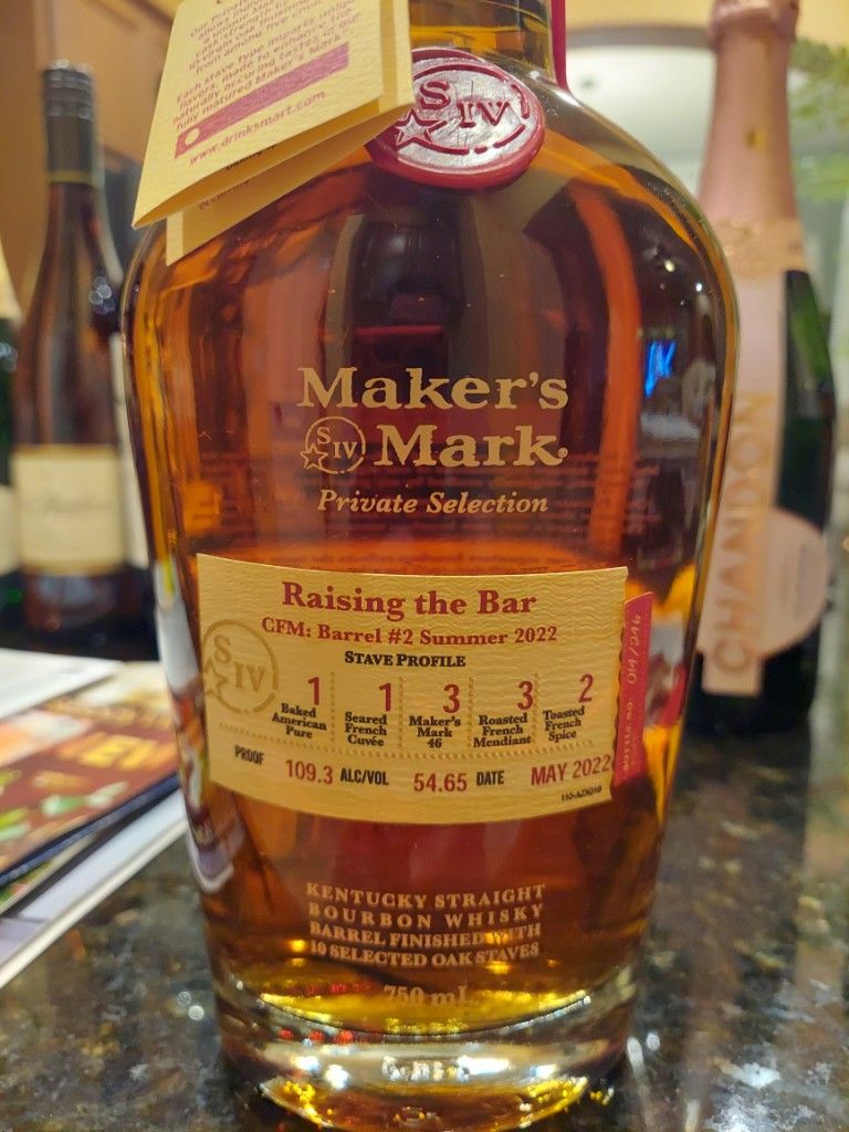2022 Maker's Mark Private Selection (CFM: Barrel #2) Raising the Bar Kentucky Straight Bourbon ...