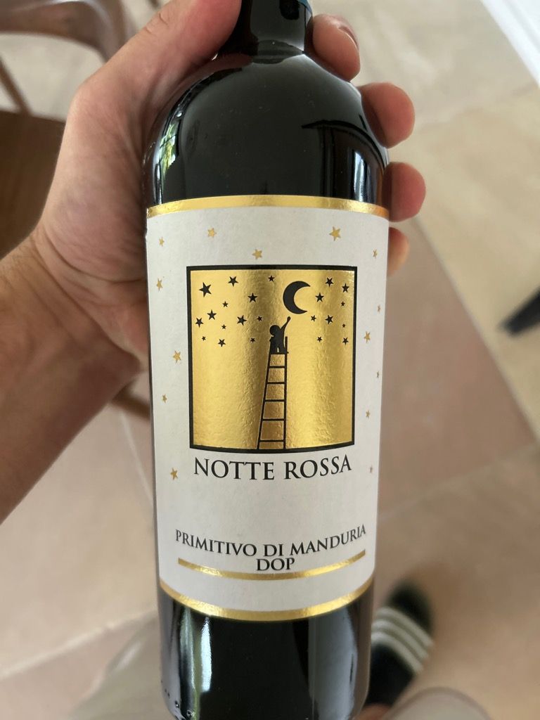 2023 Notte Rossa Primitivo di Manduria, Italy, Puglia, Primitivo di ...
