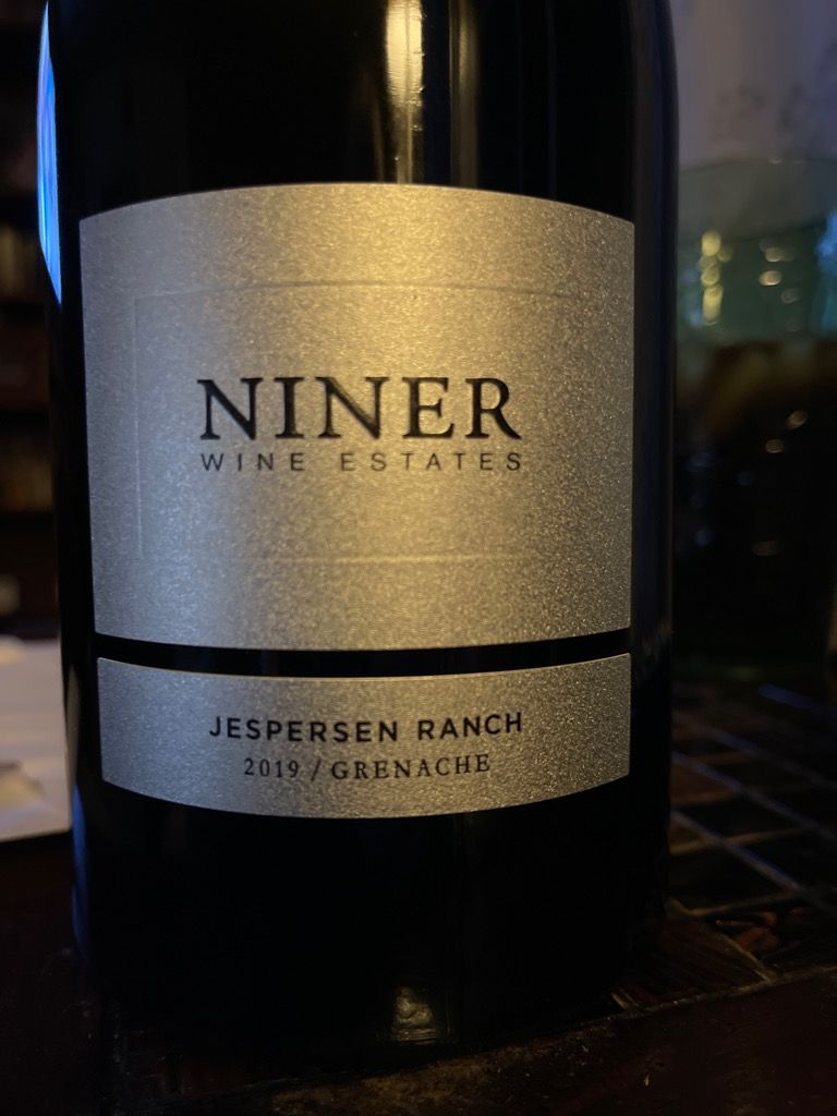 2019 Niner Wine Estates Grenache Jespersen Vineyard, USA, California ...