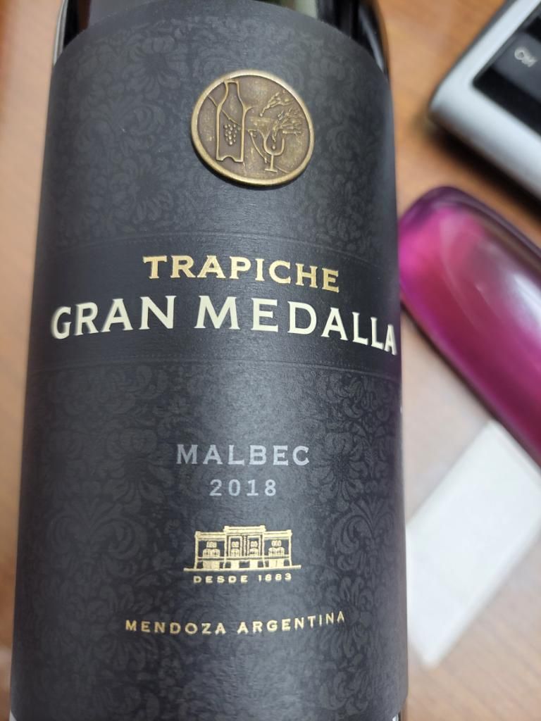 2018 Trapiche Malbec Gran Medalla, Argentina, Mendoza - CellarTracker