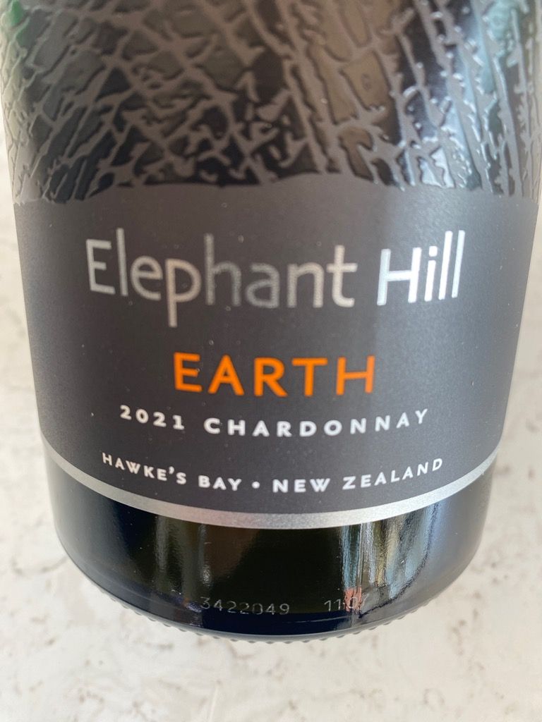 2021 Elephant Hill Chardonnay Earth, New Zealand, North Island, Hawke's ...