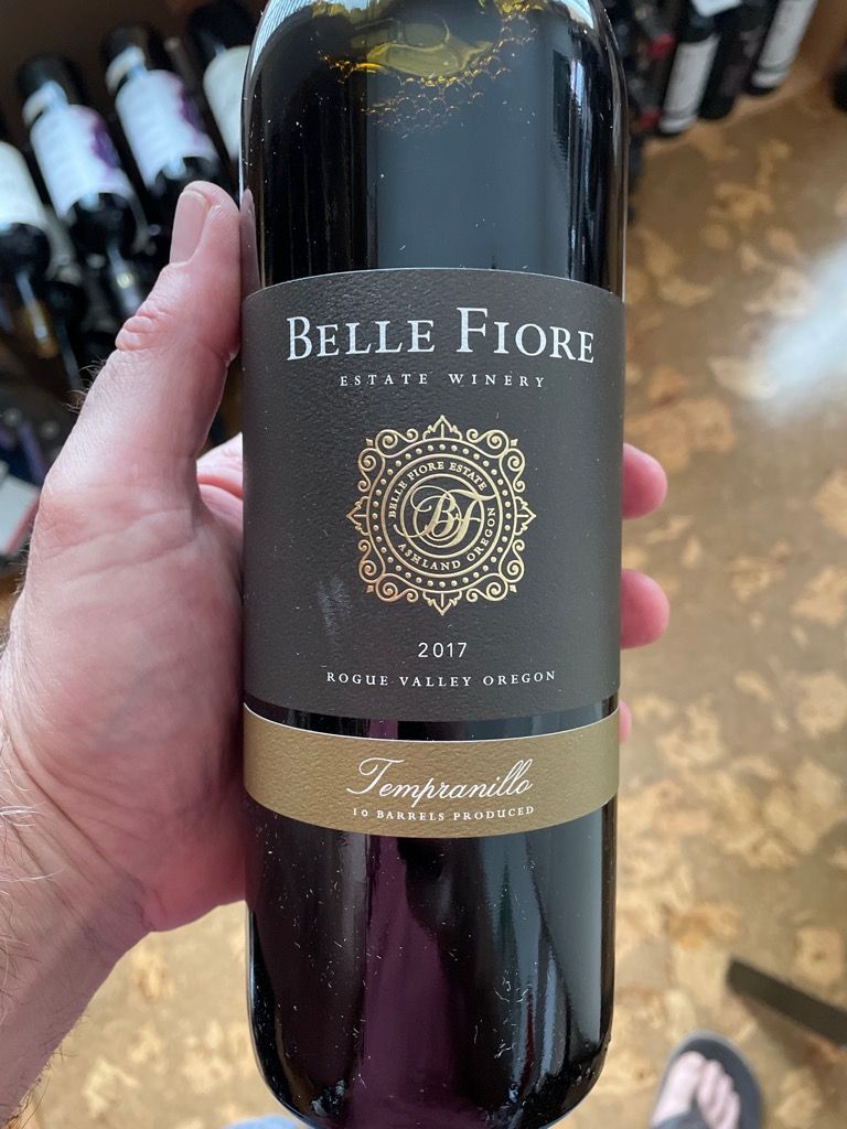 2020 Belle Fiore Vineyards Tempranillo Reserve, USA, Oregon, Southern ...