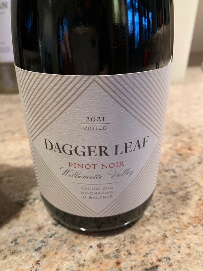 2022 Dagger Leaf Pinot Noir, USA, Oregon, Willamette Valley - CellarTracker