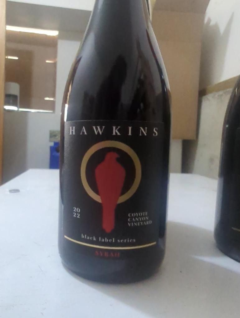 2022 Hawkins Cellars Syrah Black Label Series Coyote Canyon Vineyard ...
