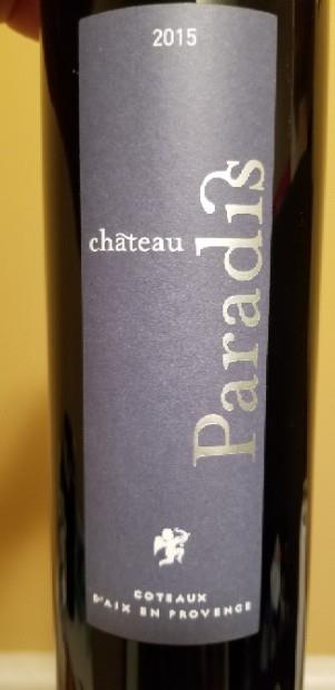2018 Château Paradis Coteaux d'Aix-en-Provence Terre de Provence ...