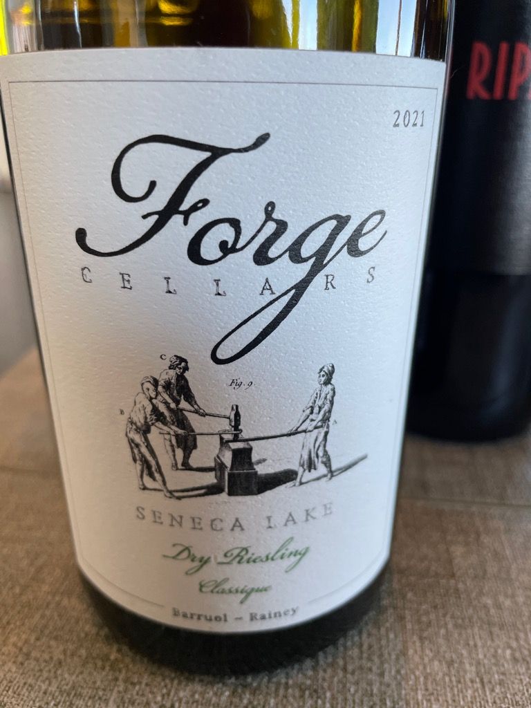 2021 Forge Cellars Dry Riesling Classique, USA, New York, Finger Lakes ...
