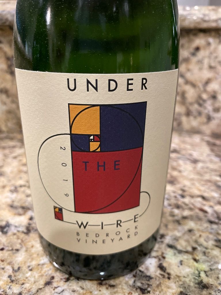 2019 Under The Wire Sparkling Rosé Bedrock Vineyard, USA, California, Sonoma County, Sonoma ...