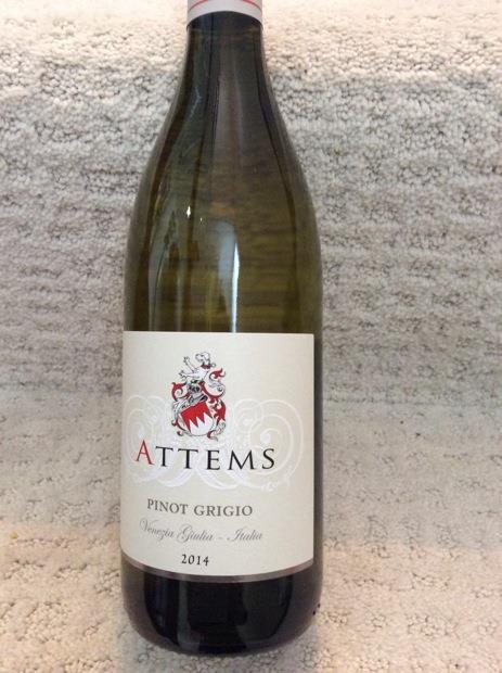 2014 Attems Pinot Grigio Venezia Giulia IGT, Italy, Friuli-Venezia ...