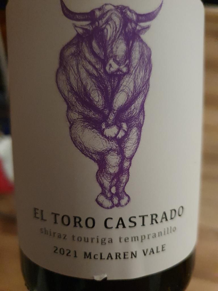 2021 Brewery Hill El Toro Castrado Shiraz Tempranillo Grenache ...