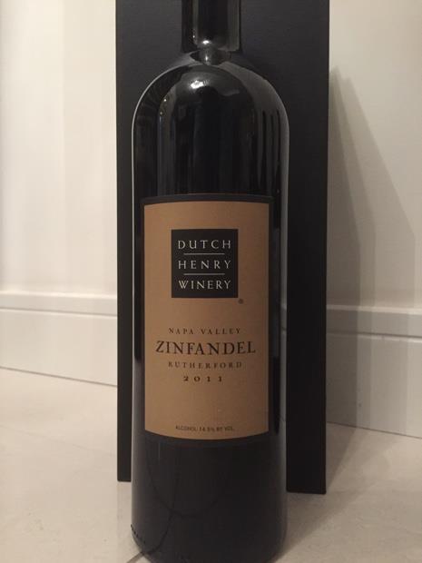 2010 Dutch Henry Winery Zinfandel, USA, California, Napa Valley ...