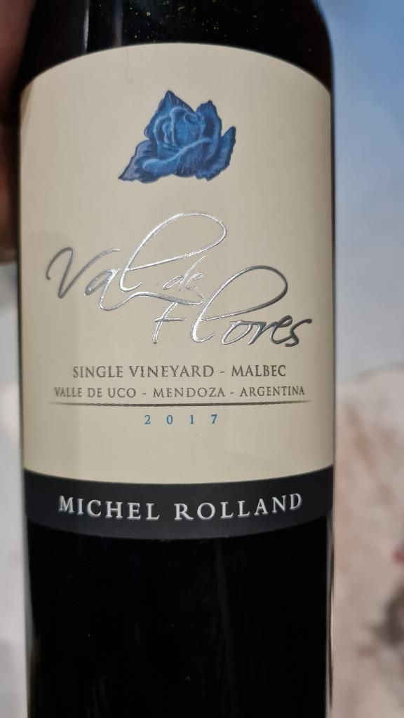 2018 Michel Rolland Malbec Val de Flores, Argentina, Mendoza, Valle de ...