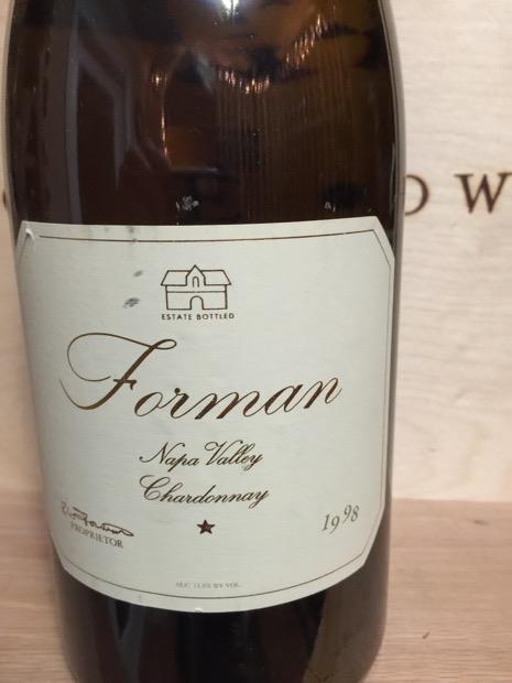 1998 Forman Chardonnay Usa California Napa Valley Cellartracker