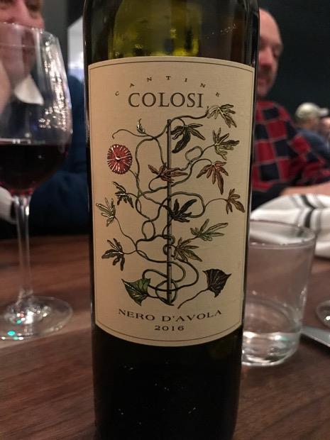 2016 Cantine Colosi Nero d'Avola, Italy, Sicily, Sicilia - CellarTracker