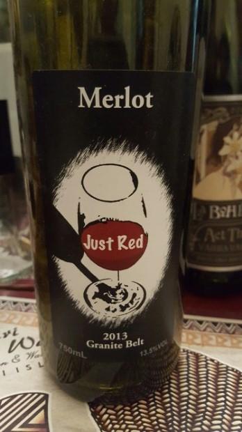 2007 Just Red Wines Merlot, Australia, Queensland, Granite Belt ...