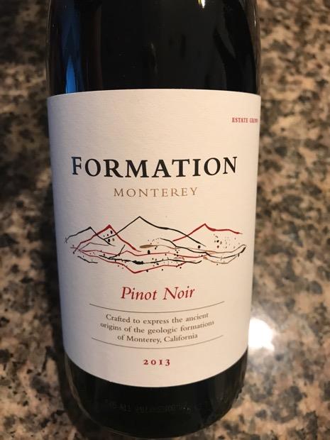 2013 Formation Pinot Noir, USA, California, Central Coast, Monterey ...