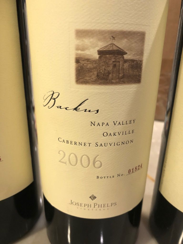 2006 Joseph Phelps Cabernet Sauvignon Backus Vineyard, USA, California ...