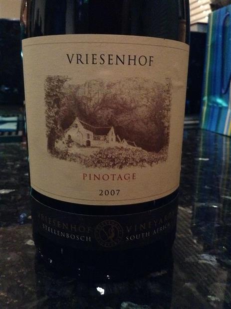 1997 Vriesenhof Pinotage, South Africa, Coastal Region, Stellenbosch ...