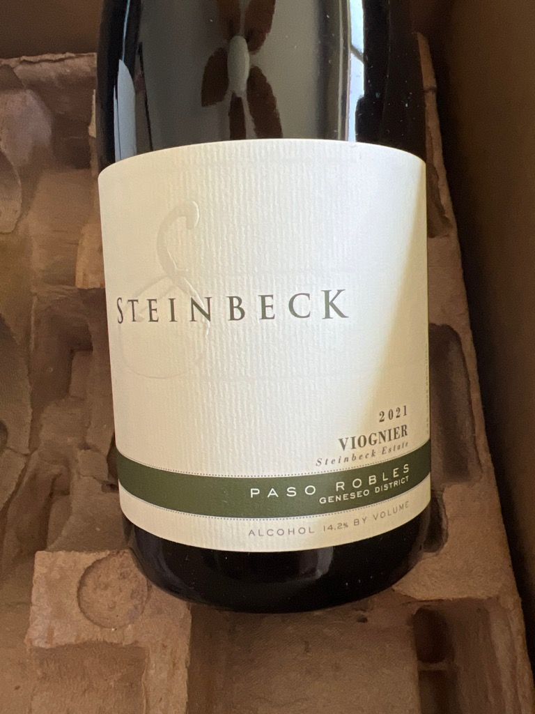 2021 Steinbeck Viognier, USA, California, Central Coast, Paso Robles ...