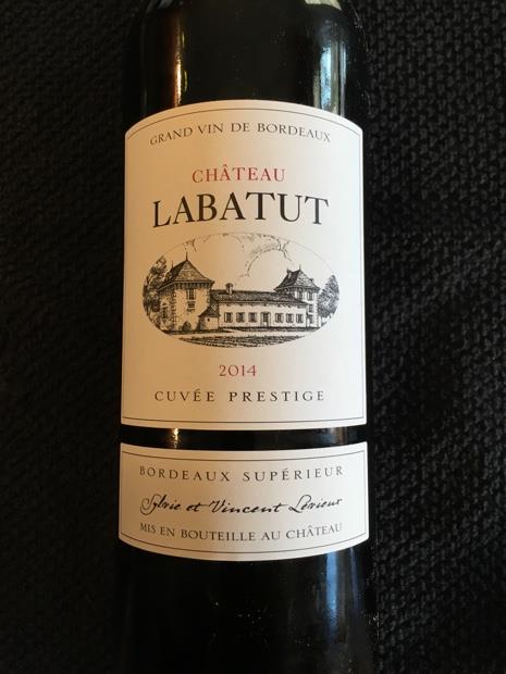 2014 Château Labatut Cuvée Prestige, France, Bordeaux, Bordeaux ...