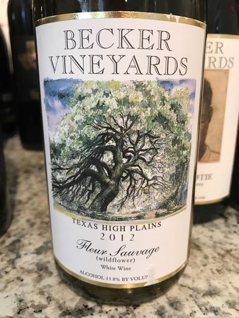 2019 Becker Vineyards Chenin Blanc Fleur Sauvage Bogar Vineyard, USA ...