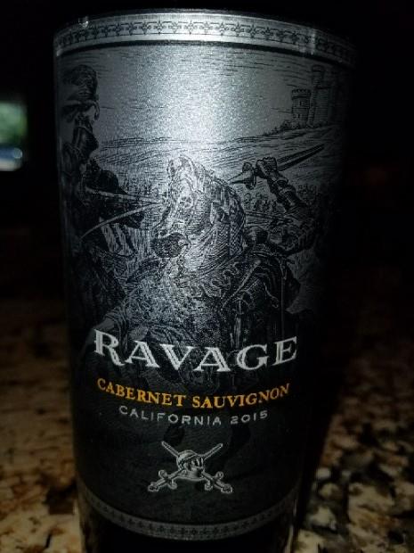 2015 Ravage Wines Cabernet Sauvignon, USA, California - CellarTracker