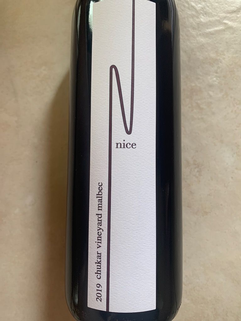 2019 Nice Malbec Chukar Vineyard, USA, Washington, Columbia Valley ...