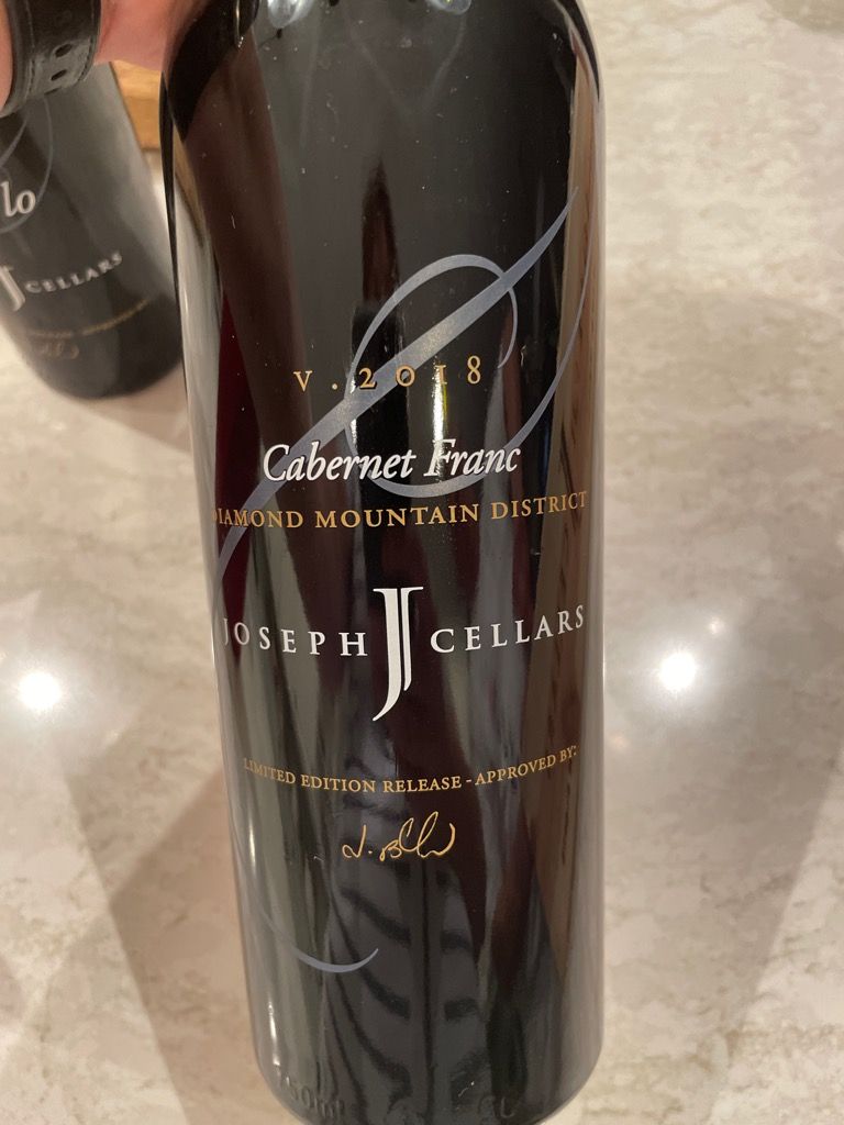 2019 Joseph Cellars Cabernet Franc, USA, California, Napa Valley ...