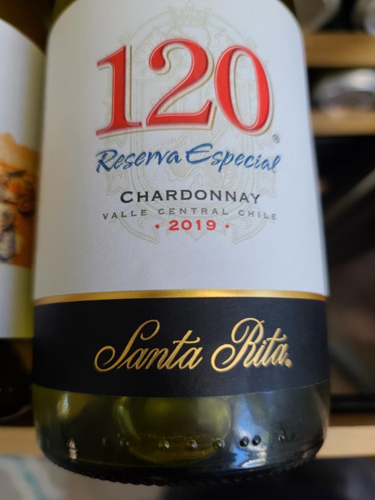 2019 Viña Santa Rita Chardonnay 120 Reserva Especial, Chile, Central ...