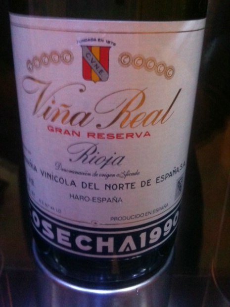 1990 C.V.N.E. (Compañía Vinícola del Norte de España) Rioja Viña Real Gran Reserva, Spain, La ...