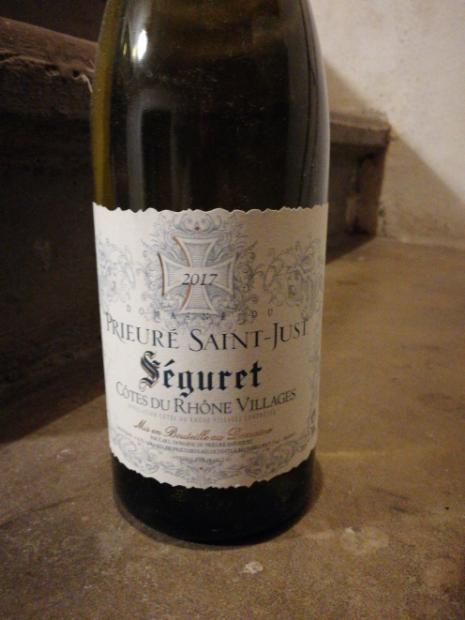 2015 Domaine du Prieuré Saint-Just Côtes du Rhône Villages Séguret ...