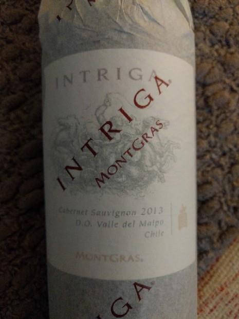 2013 MontGras Cabernet Sauvignon Intriga, Chile, Maipo Valley ...