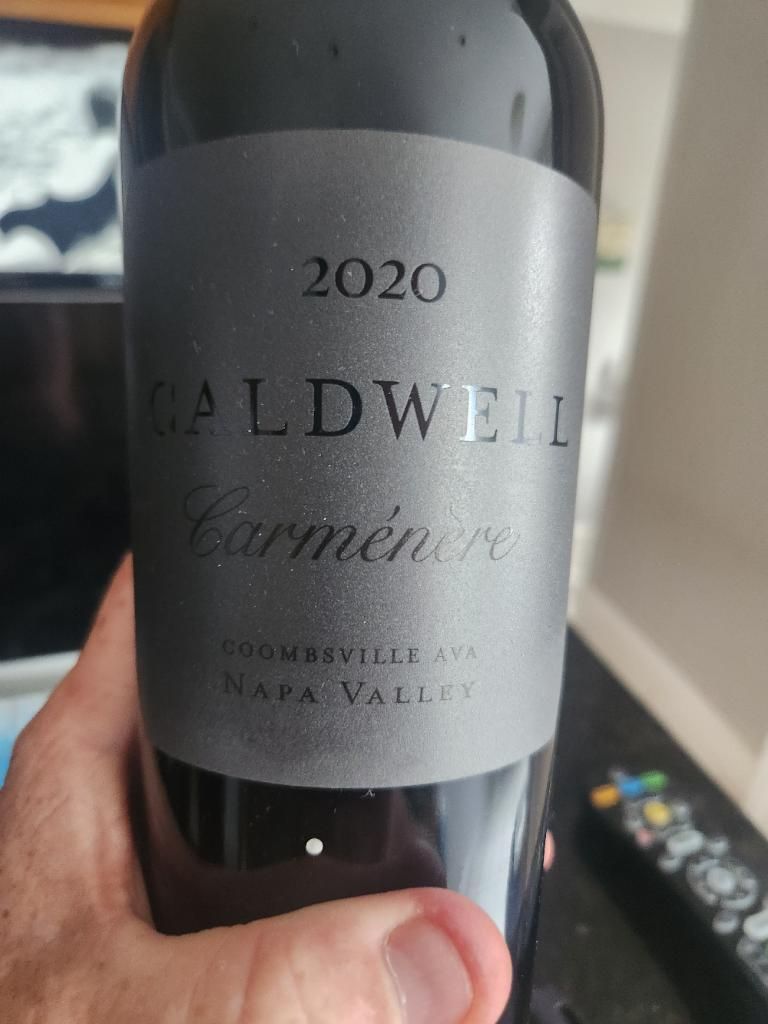 2020 Caldwell Carménère, USA, California, Napa Valley - CellarTracker