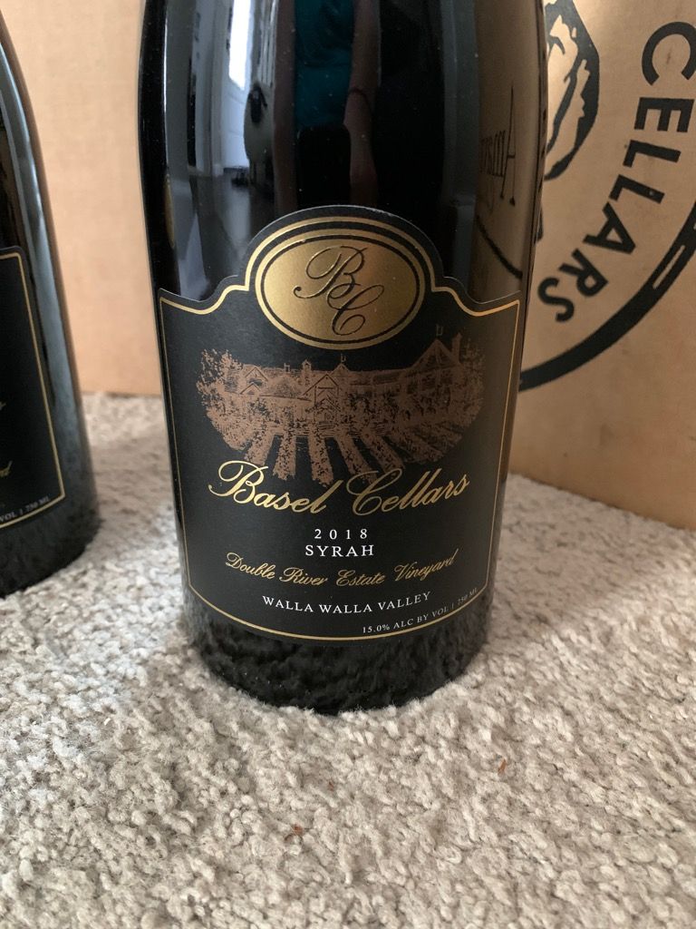 2019 Basel Cellars Syrah, USA, Washington, Columbia Valley - CellarTracker