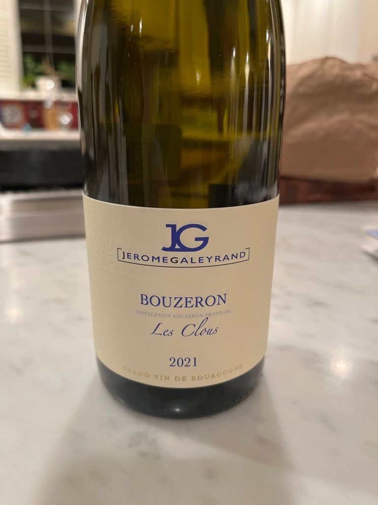 2023 Domaine Jérôme Galeyrand Bouzeron Les Clous, France, Burgundy ...