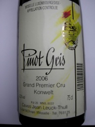 2006 Caves Jean Leuck-Thull Pinot Gris Grand Premier Cru Konwelt ...