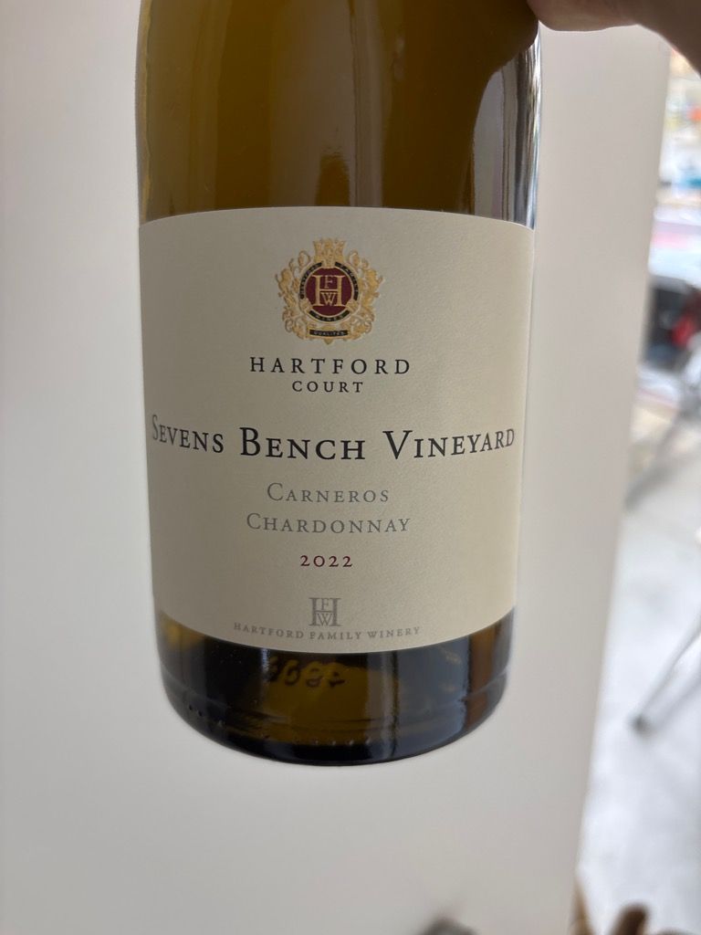 2022 Hartford / Hartford Court Chardonnay Sevens Bench Vineyard, USA ...