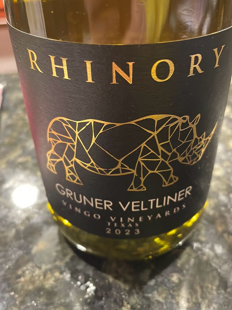 2023 Rhinory Grüner Veltliner Vingo Vineyards, USA, Texas - CellarTracker