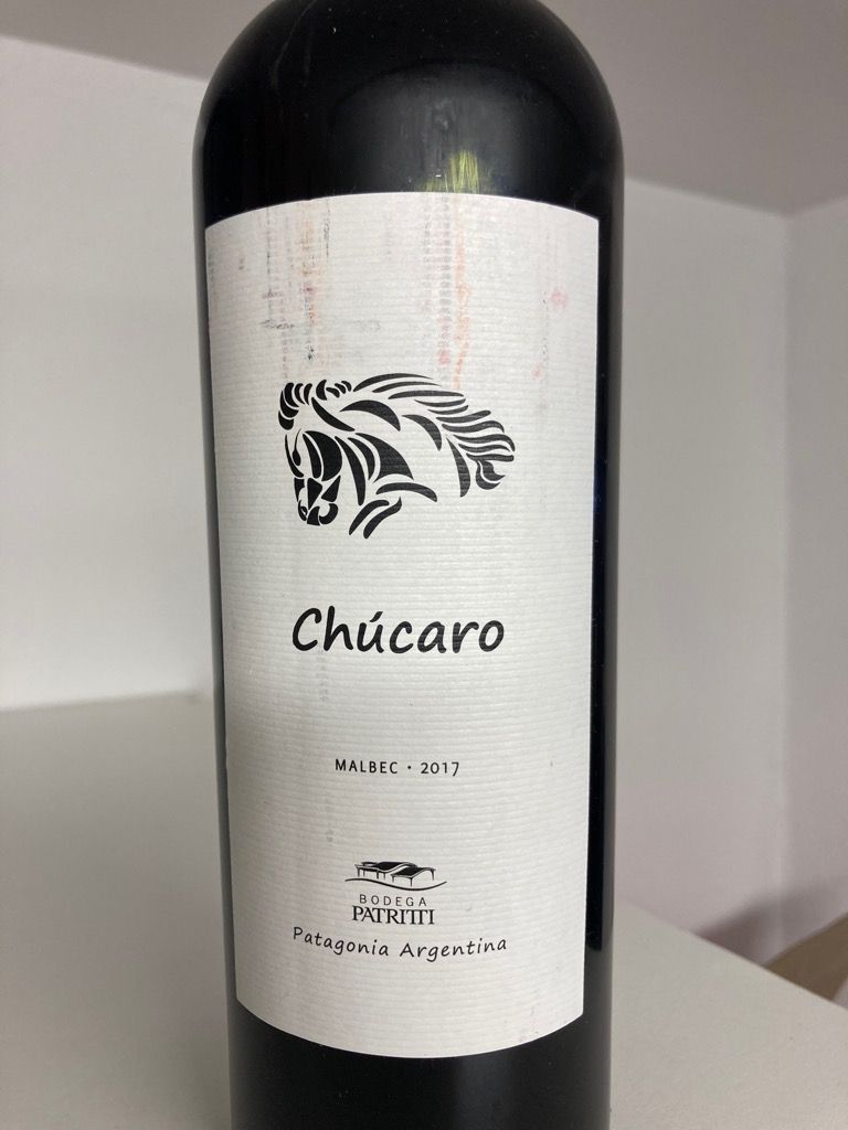 2017 Bodega Patritti Malbec Chucaro, Argentina, Patagonia, Neuquén ...