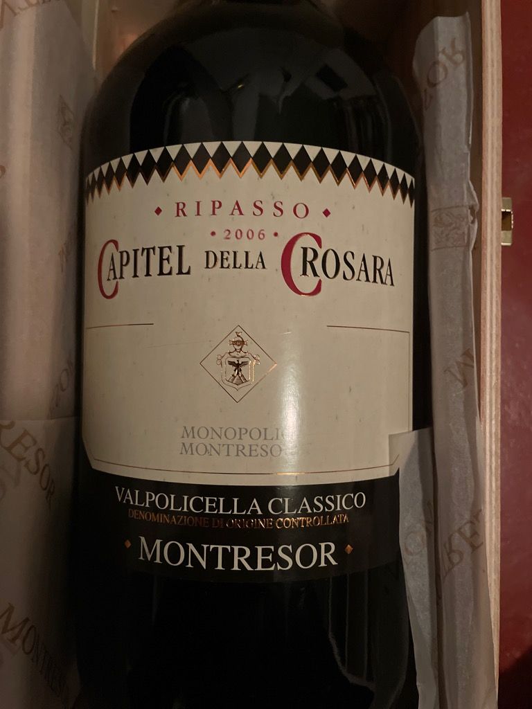 2006 Giacomo Montresor Ripasso della Valpolicella Capitel della Crosara ...