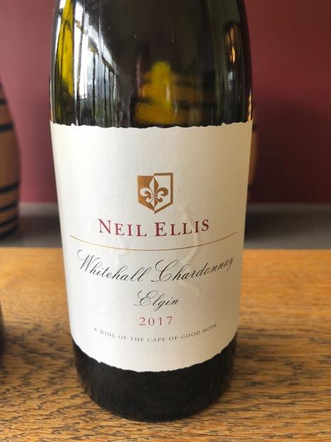 2017 Neil Ellis Chardonnay Whitehall, South Africa, Cape South Coast ...