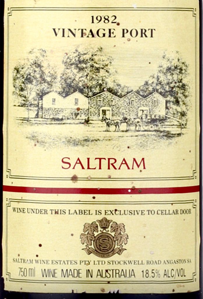 1982 Saltram Vintage Port, Australia, South Australia - CellarTracker